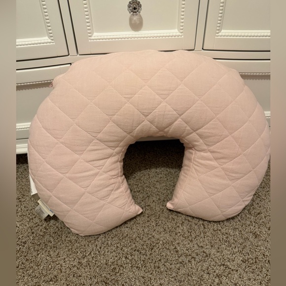 Pottery Barn Kids | Other | Pottery Barn Kids Pink Quilted Boppy Pillow ...